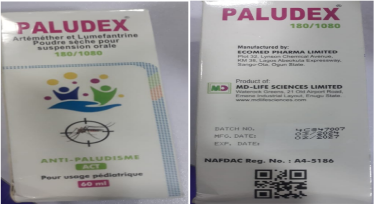 NAFDAC Warns Against Fake Paludex Tablets | LN247